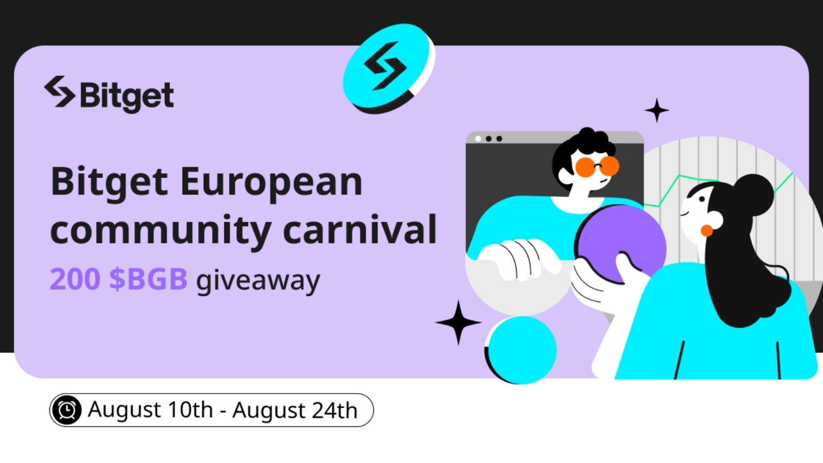 🎉Bitget European community carnival to participate in 200 $BGB giveaway