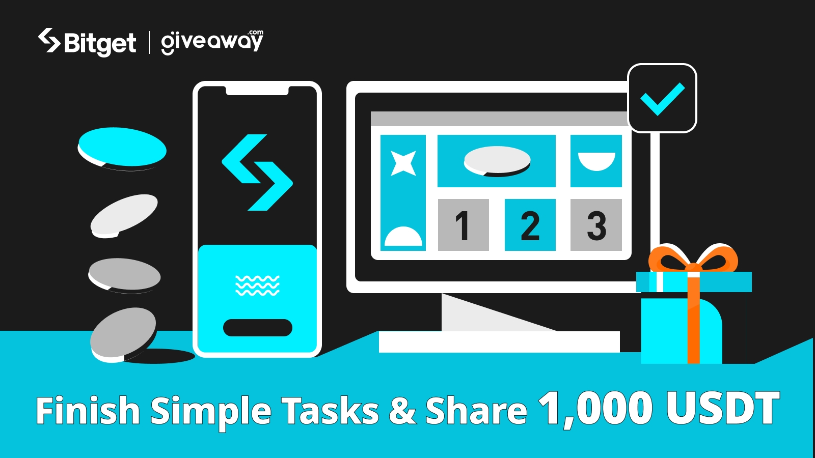 Finish Simple Tasks Share 1 000 USDT