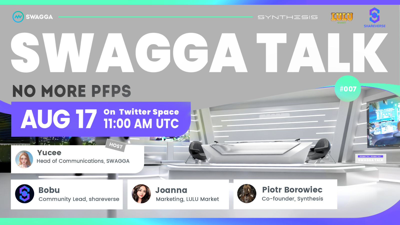 Set Reminder for SWAGGA TALK #007