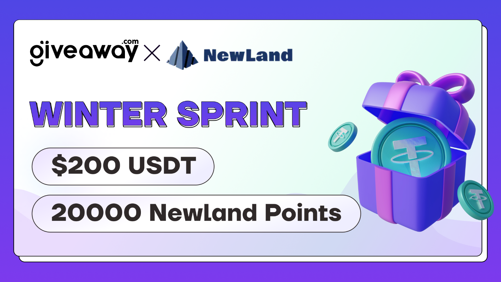 Newland & Giveaway.com Winter Sprint giveaway