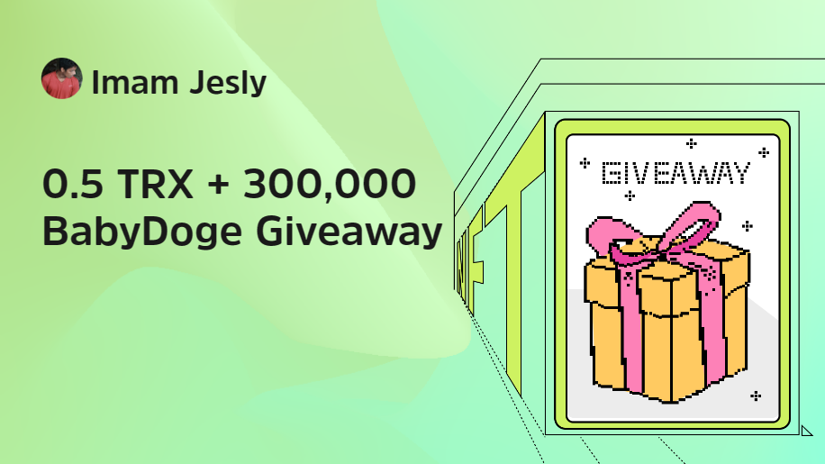 0.5 TRX + 300,000 BabyDoge Giveaway