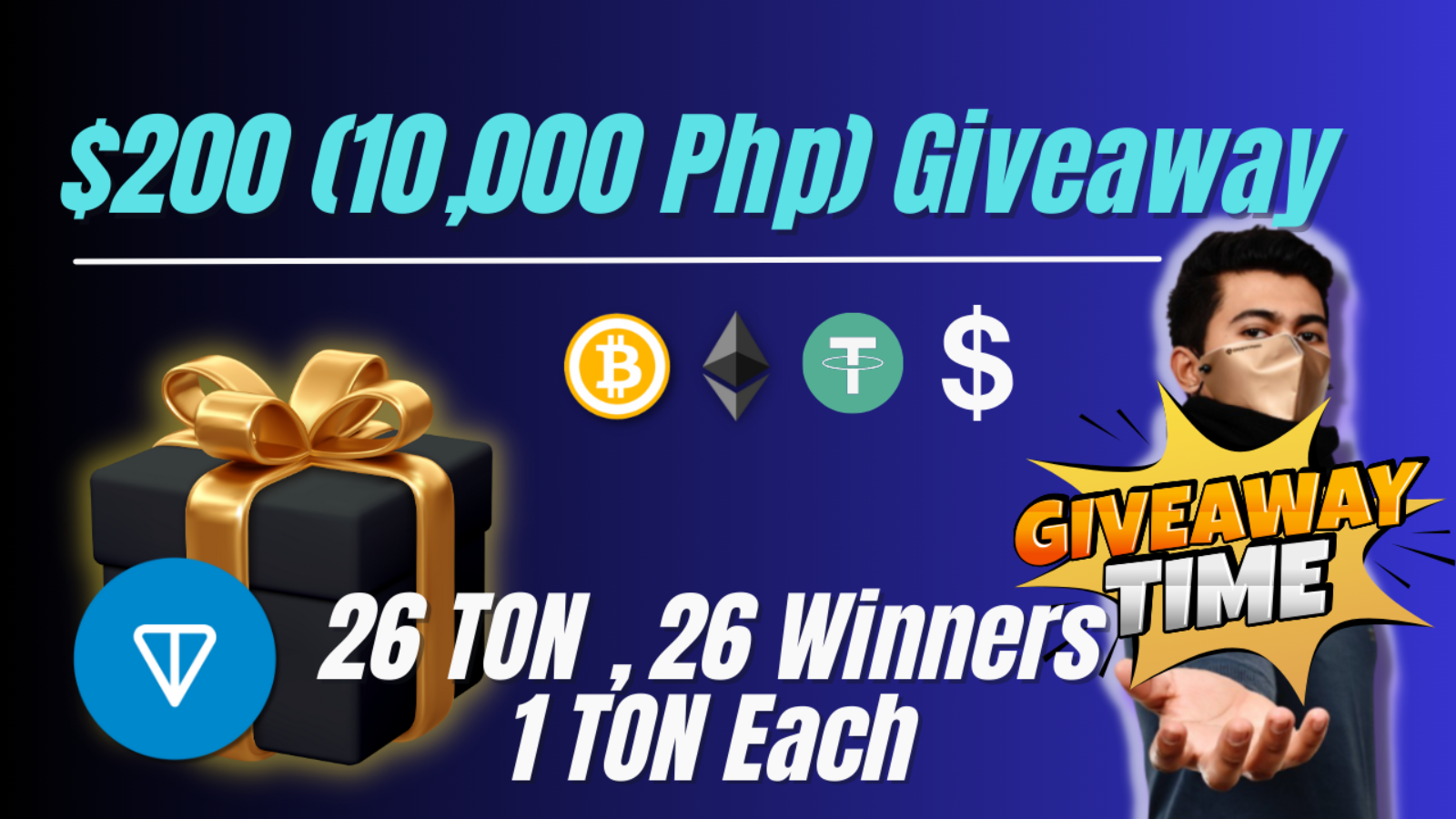 $200 Worth of TON Giveaway | 26 Winners 1 Ton to Each